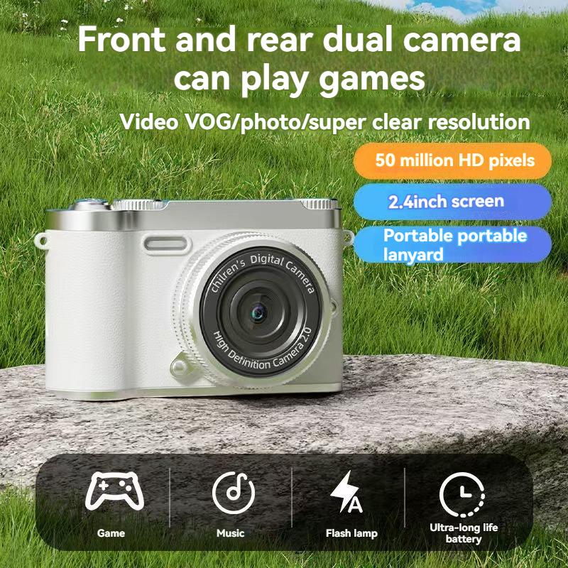 New CCD Digital Camera Selfie Student entry HD travel Camera Retro ...