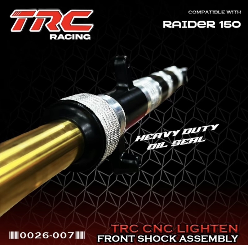 TRC FRONT SHOCK ASSY LIGHTEN RAIDER CARB / Fi ADJUSTABLE | Shopee ...