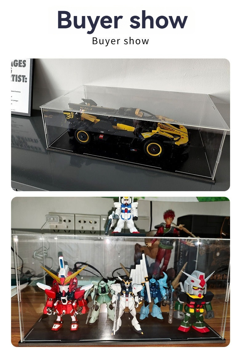 Acrylic Clear Display Box Perspex Case Storage Holder Dustproof for ...