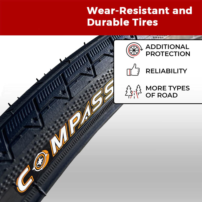 COMPASS Road Bike Tire 700*23/25/28/35/38c 700c Non-slip Ultralight ...