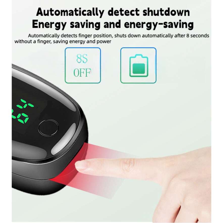 100% genuine Best Omron Portable Fingertip Pulse Oximeter LED Display ...