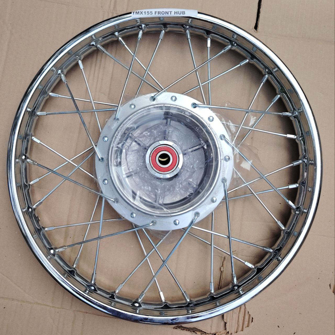 REAR HUB ASSY RIM SET TMX155 TMX 125 BAJAJ CT100 X4 SUPREMO CT125 ...