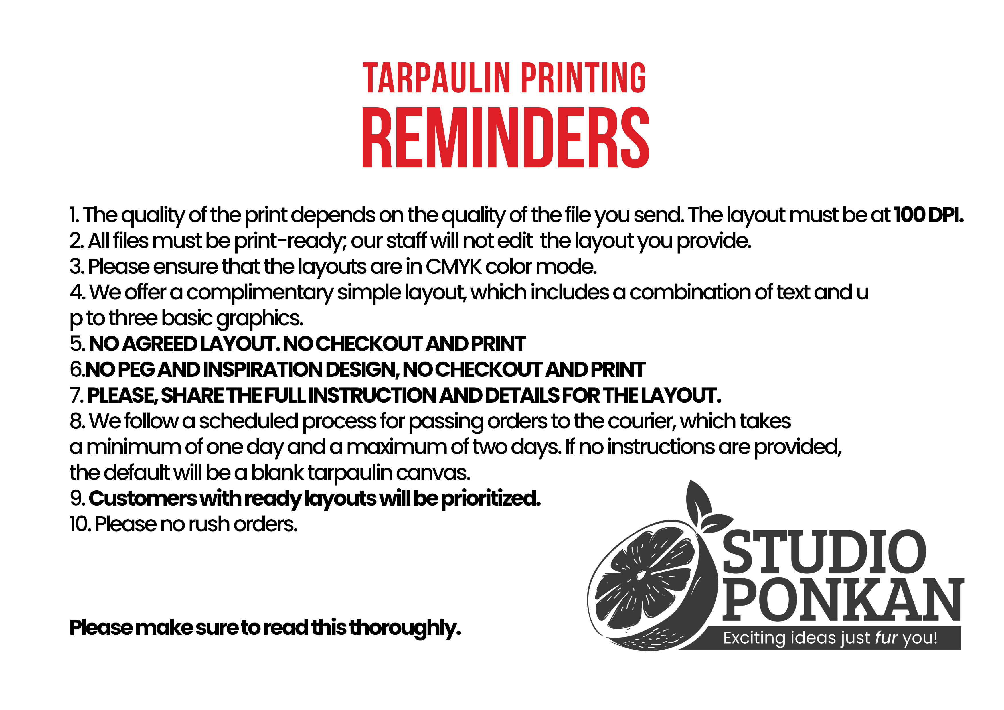 Premium Tarpaulin Printing – HD Quality | Custom Size | Durable Print ...