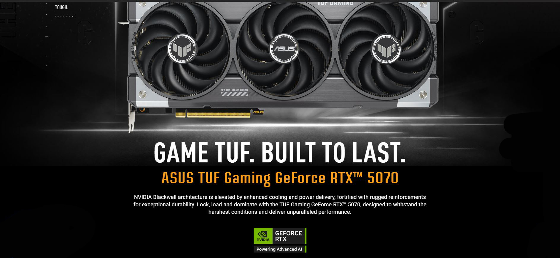 Itw | ASUS RTX 5070 12GB GDDR7 OC Edition TUF Gaming Geforce Graphic ...
