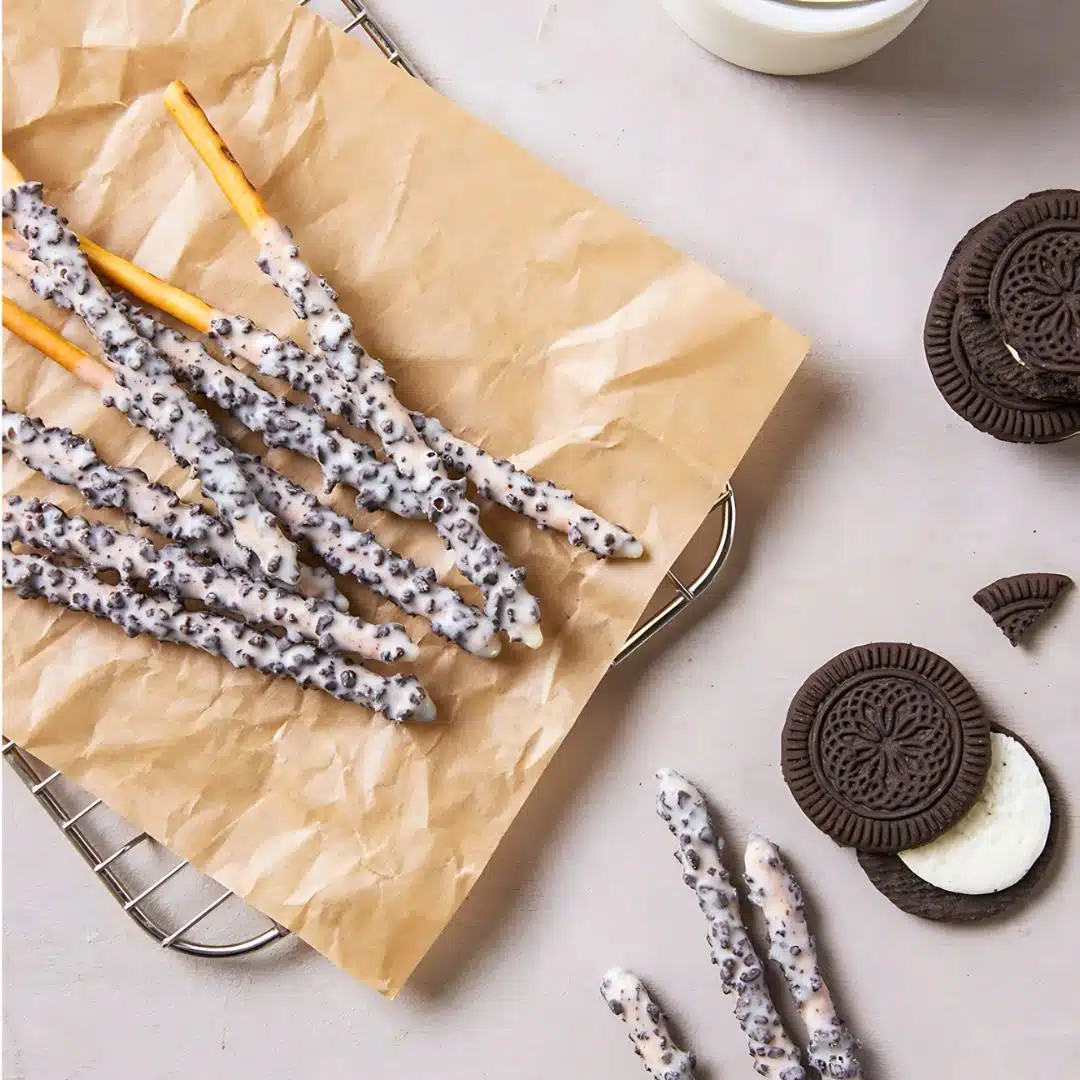 1BOX!! White Cookies Lotte Pepero (40pcs)/1box Flavors: White Cookies ...