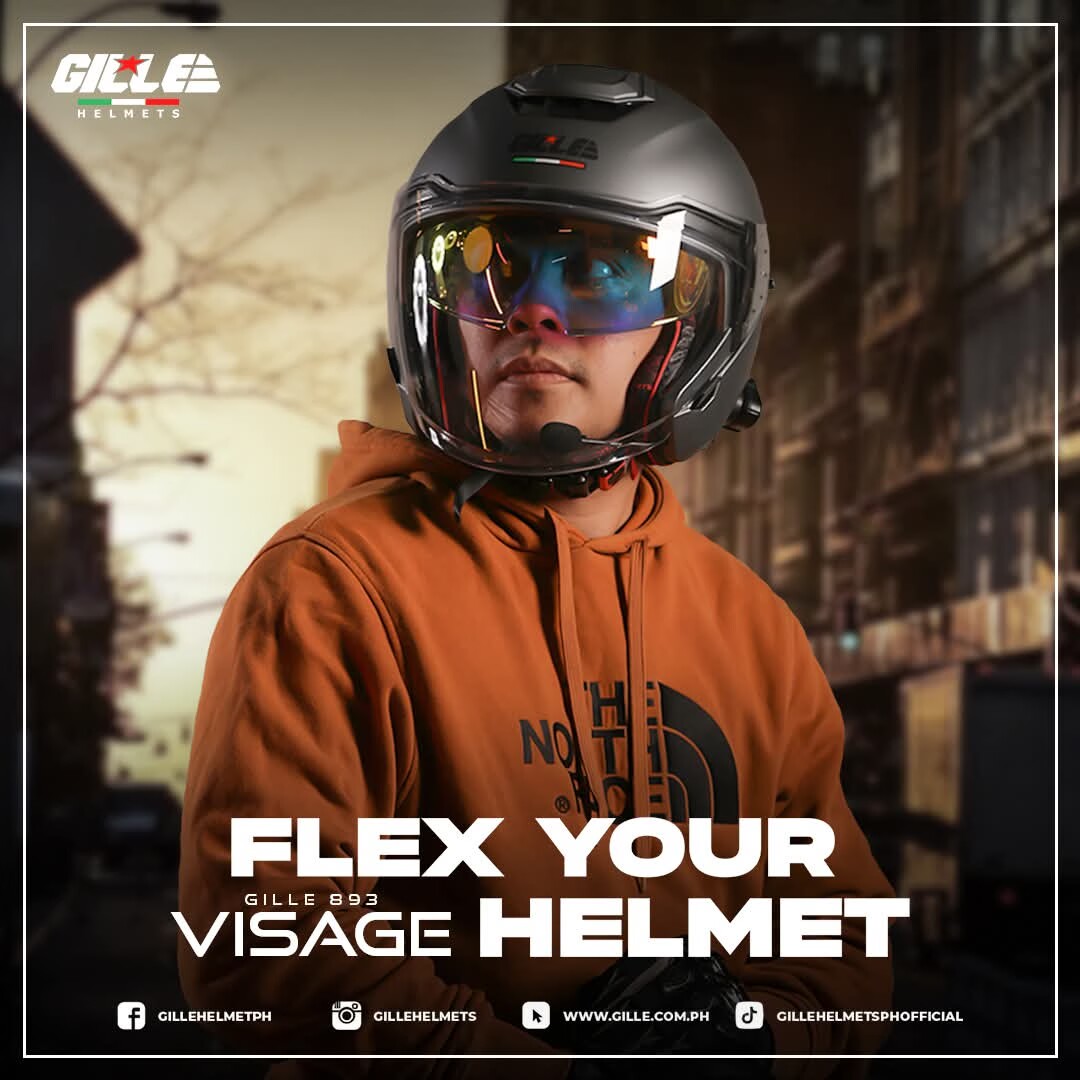GILLE Official FF005 VISAGE Dual Visor Revo Half Face Helmet for ...