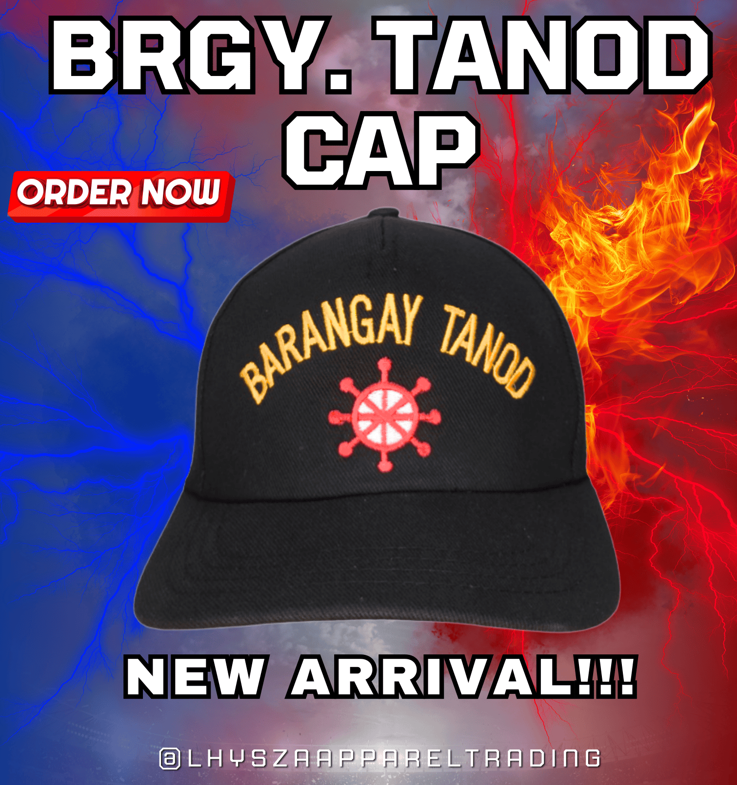 BARANGAY TANOD BALL CAP / BASEBALL CAP HIGH QUALITY 3D EMBROIDERY ...