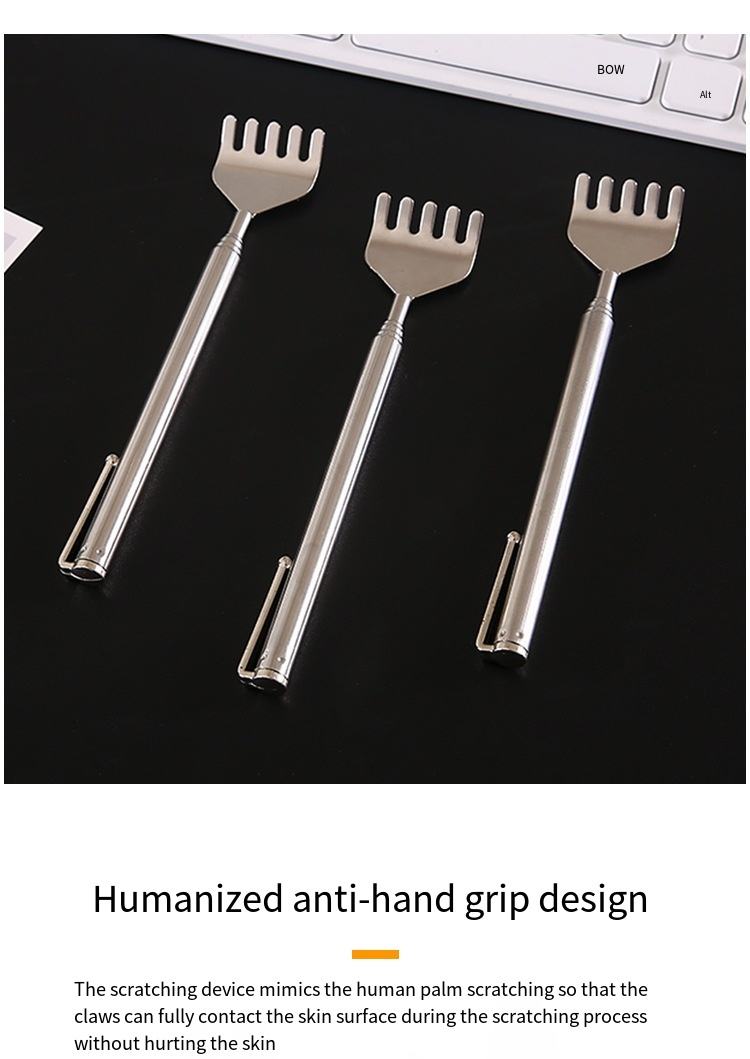 Back scraper Telescopic Retractable Back Scratcher Extendable Body ...