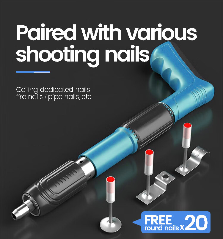 Nail gun Manual Steel Nails Gun For Concrete Rivet Tool Steel Rivet Gun ...