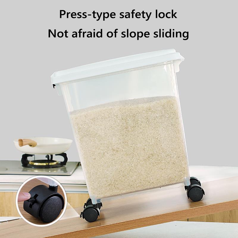 20kg30kg Plastic rice storage container rice dispenser Utensils ...