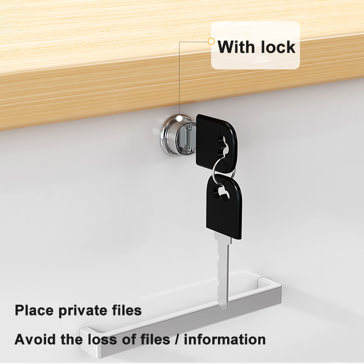 3/4L File Cabinet Wooden Drawer Cabinet Unit-Minimalist Storage with ...