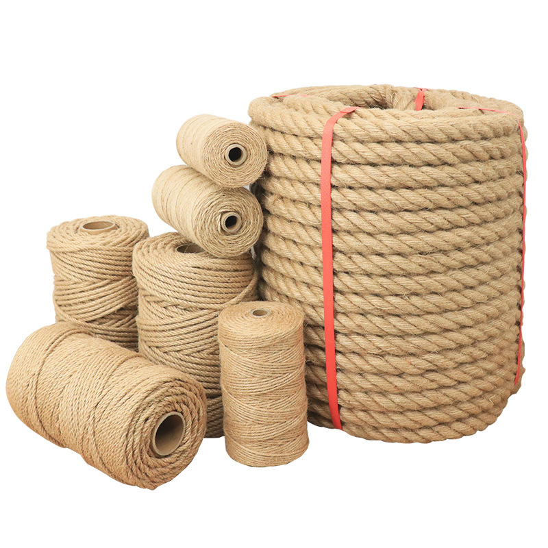 Diameter 20mm Jute rope/battle rope/natural jute rope/swing rope/tug of ...