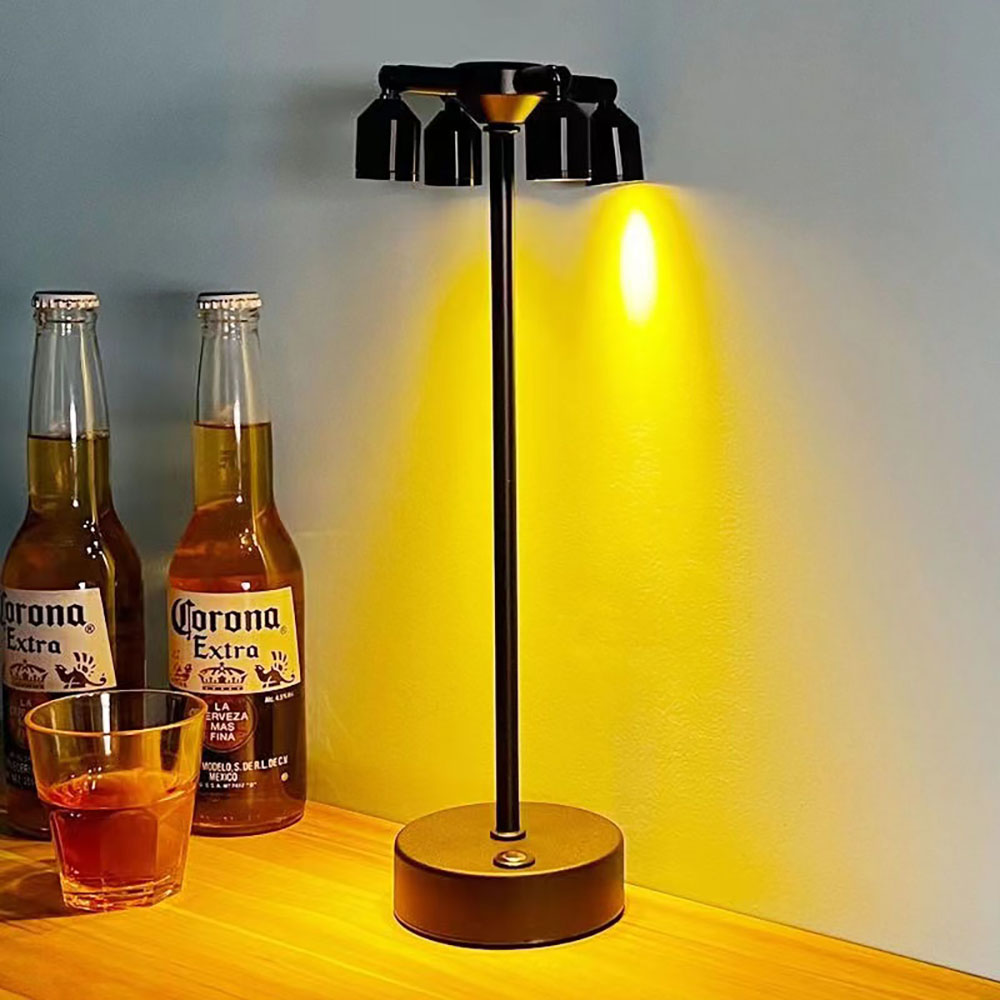 【COD】LED Display Lamp Spotlight table lamp Rechargeable touch lamp for ...
