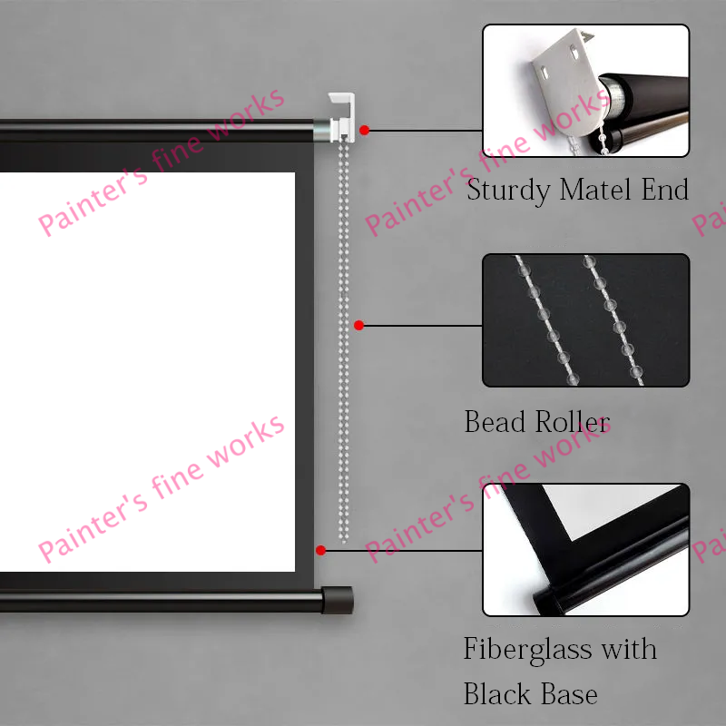 Roll-up screen projection screen home theater projector screen screen ...