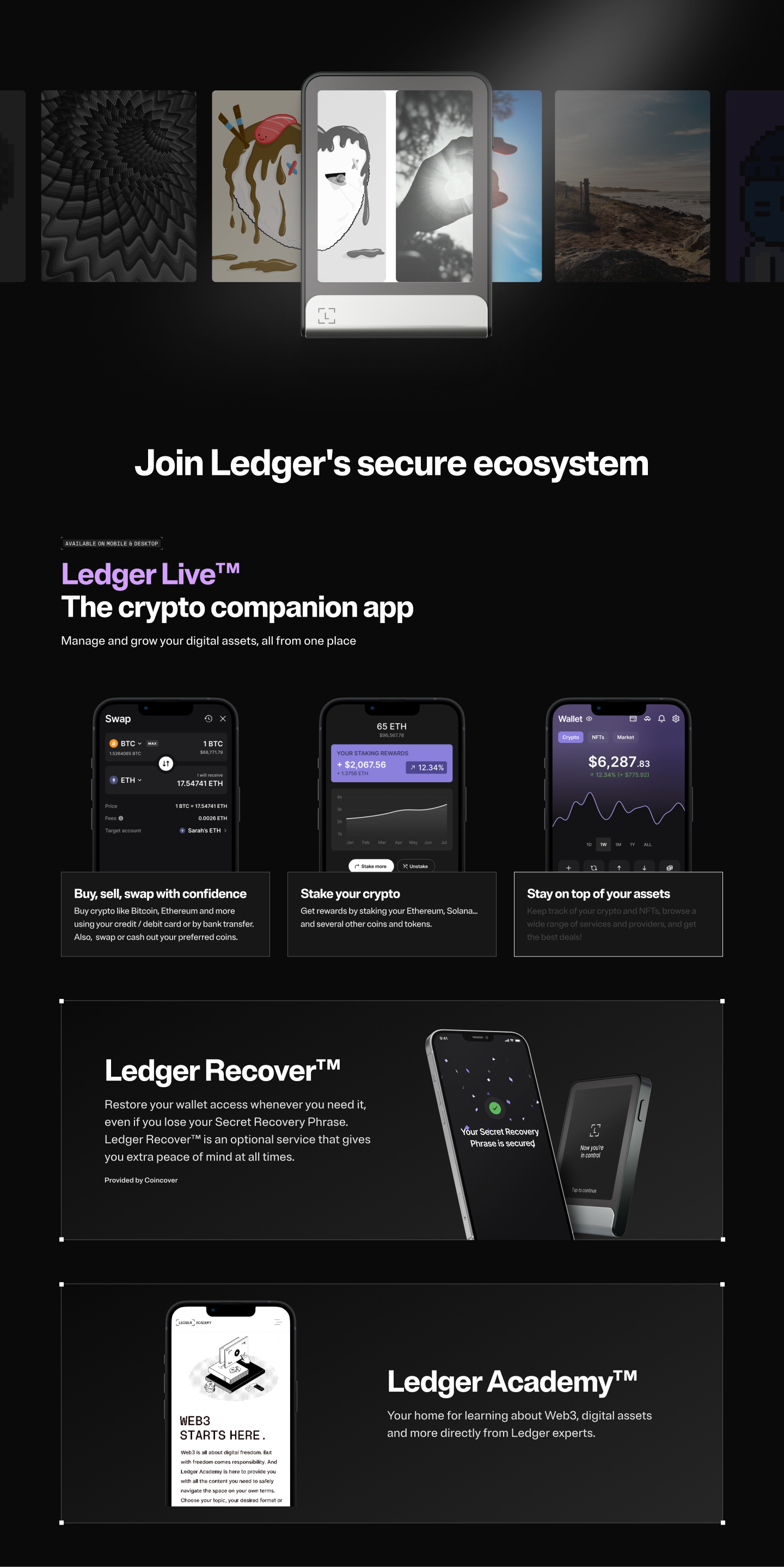 Ledger Flex - Experience a Secure E Ink Touchscreen Crypto Wallet ...