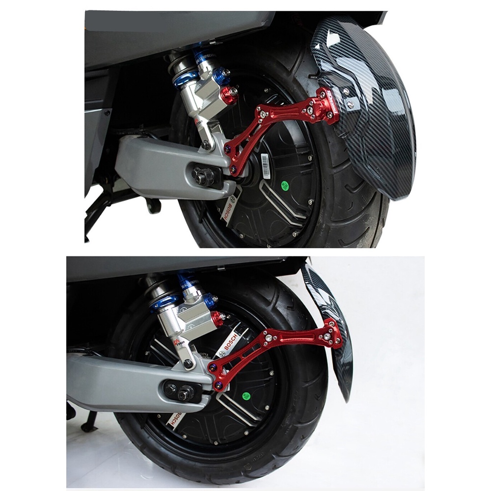 COD Motorcycle Rear Mudguard CNC Aluminium Rear Fender Carbon Fiber ...
