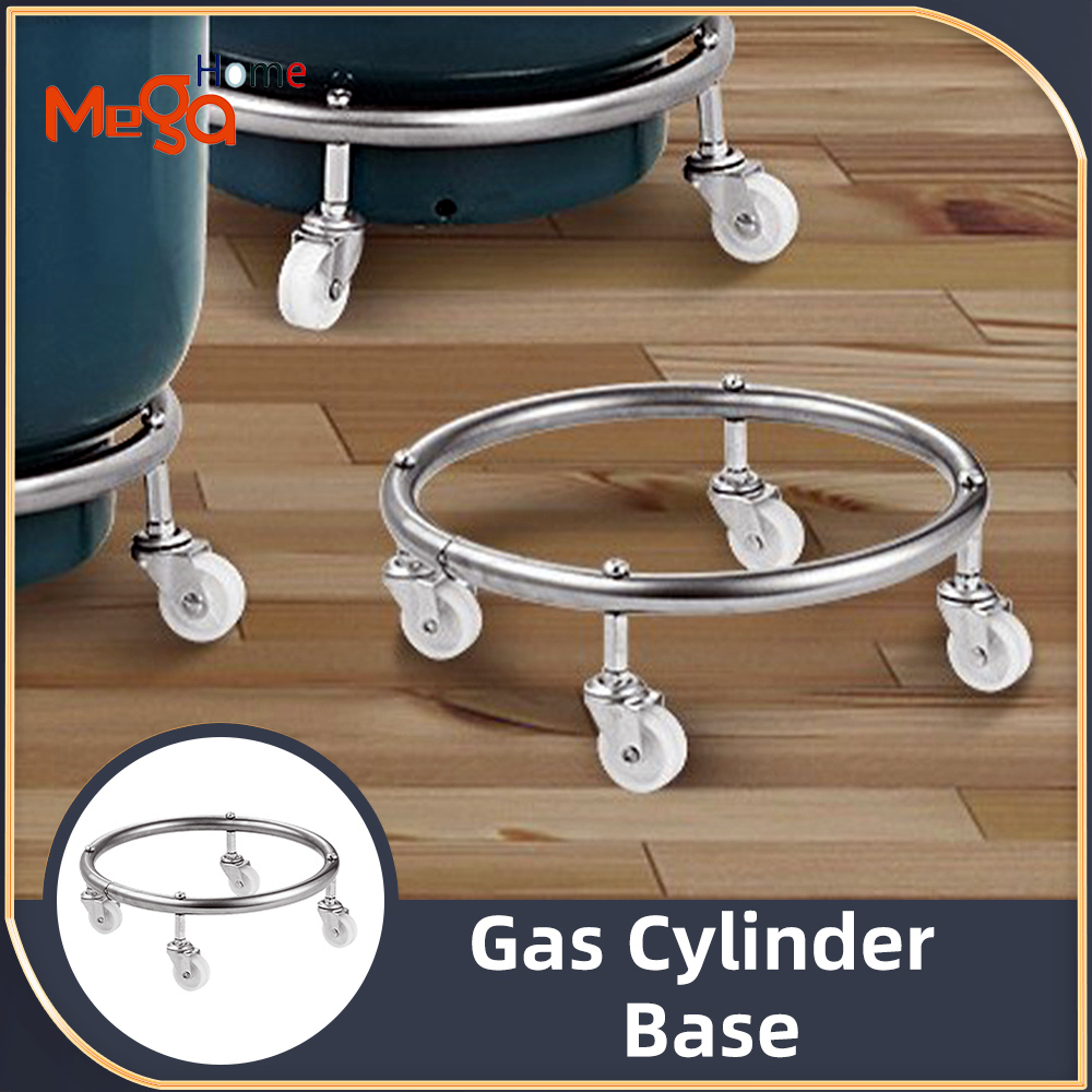 Gasul Stand Moveable Rolling Tray Gas Tank Holder Metal Plant Basin ...