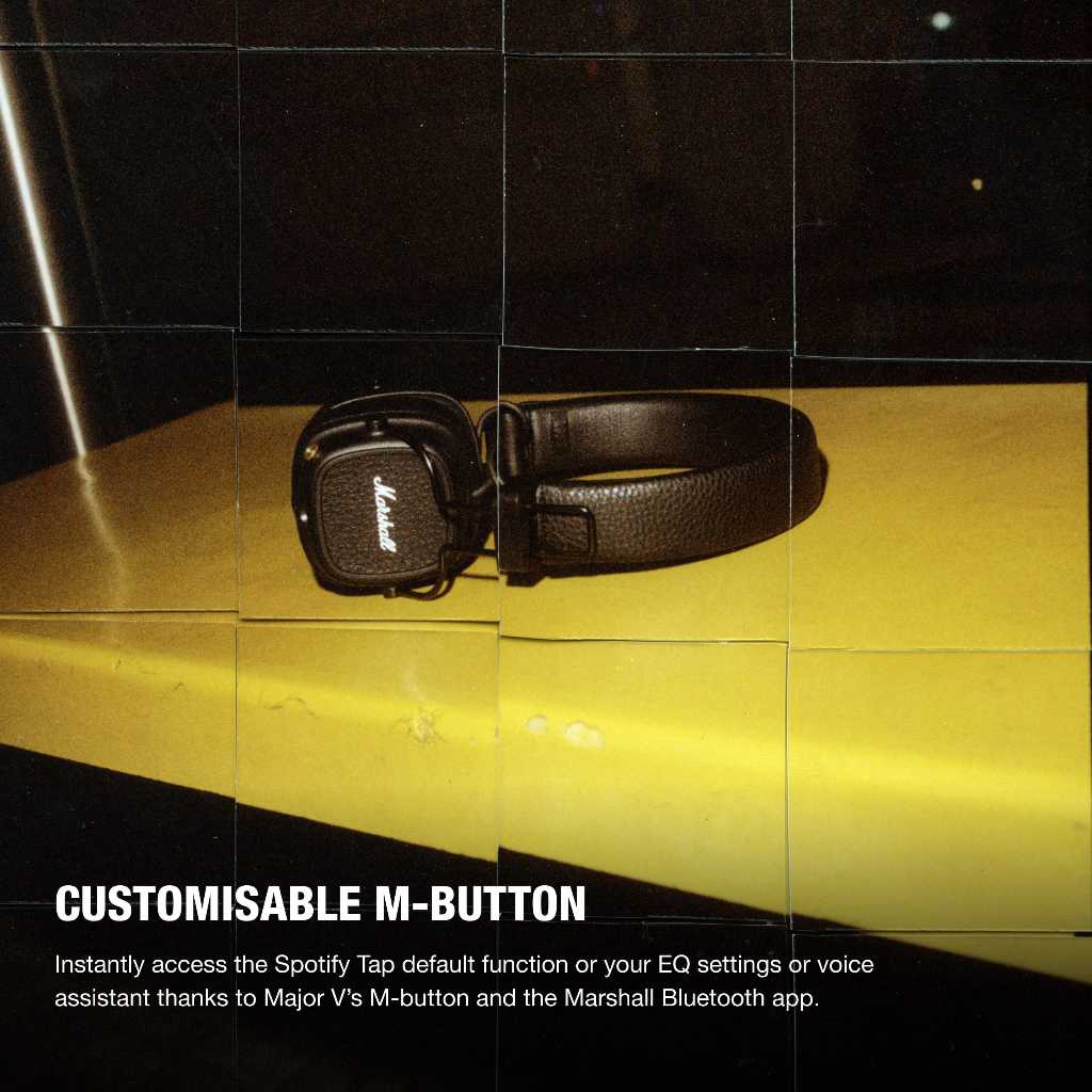 [Hot-Sale] MARSHALL Major V Wireless Bluetooth On Ear Headphones Mic ...