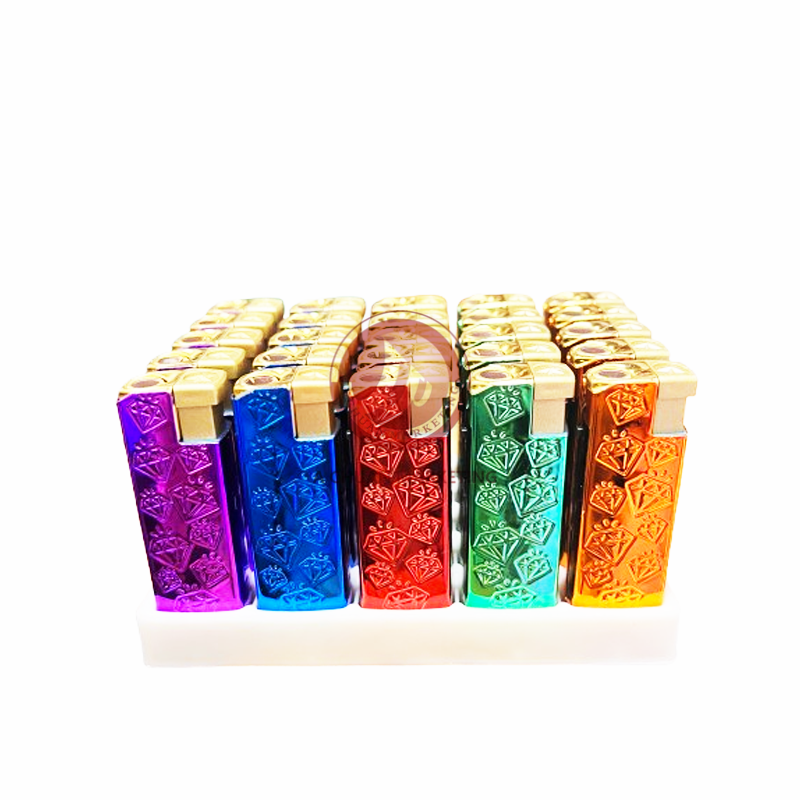 Refillable Windproof Metal Straight Lighter Cigarette for Sturdy Use ...