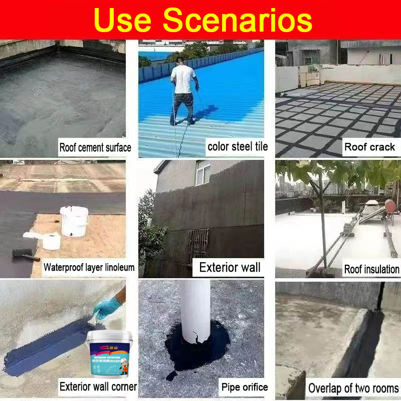 Super Waterproof Sealant Glue 1000g Waterproof coating Asphalt Flexible ...