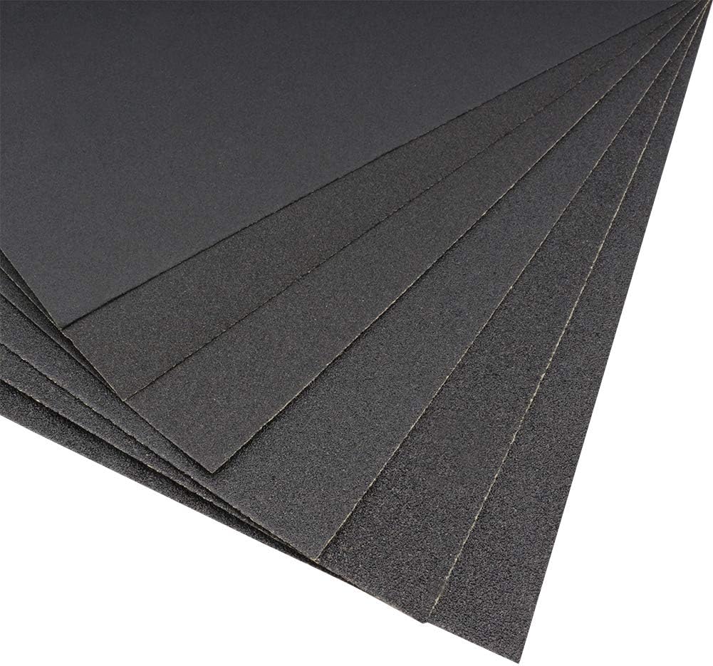 10PCS Sandpaper Grit#60-#2000 Polishing Sanding Paper Wear-resistant ...