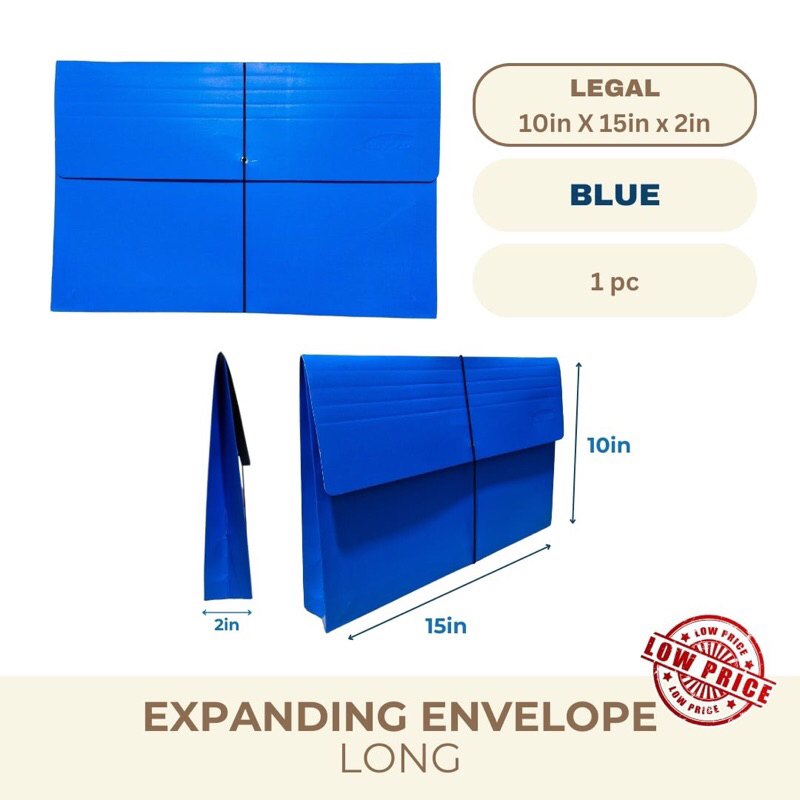 Expanding Envelope Long with Garter Colored Expandable Envelope For ...