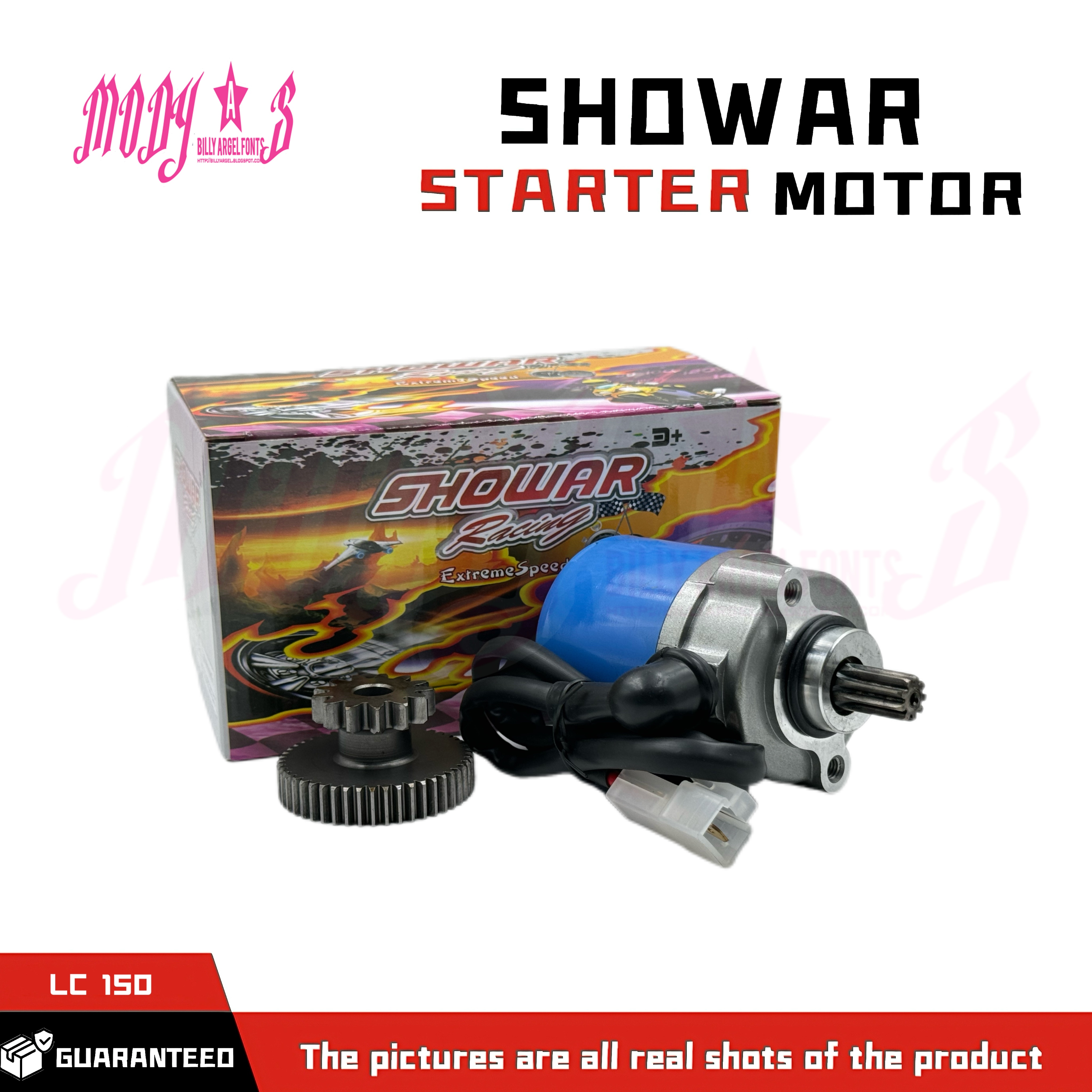 SHOWAR Racing Starter Motor For LC150/LC135/SNIPER150 500CC Made In ...