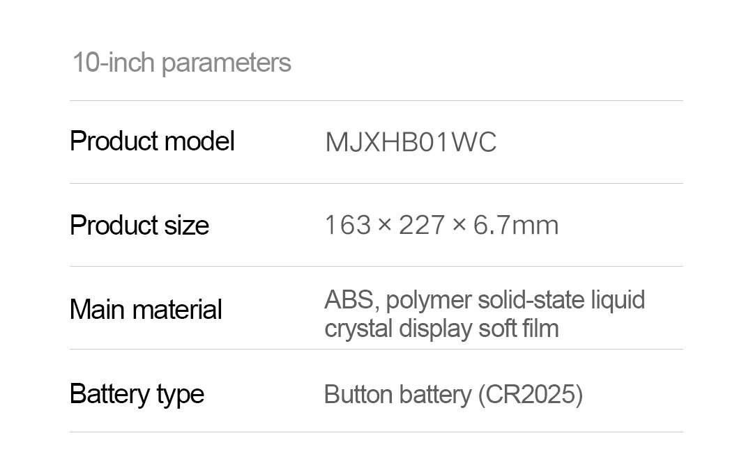 Xiaomi LCD Writing Tablet 10''/13.5''(Color Edition) Polymer Solid ...