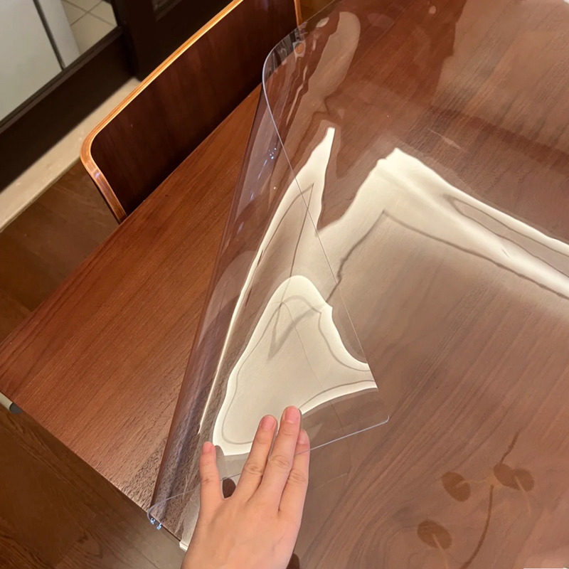 2-12 seater Transparent PVC Ttablecloth Ultra Thick Non-toxic Mat ...