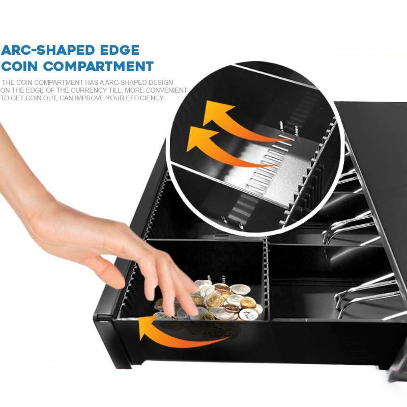 EXPOSE Cash Drawer cashier cash box money with lock Mini Printer ...