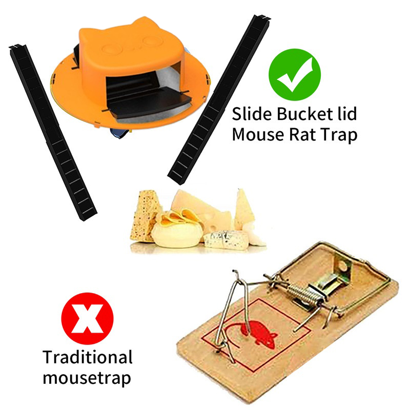 Enhance Mouse Trap For Big Rats mouse Trap Bucket double labber Mouse ...
