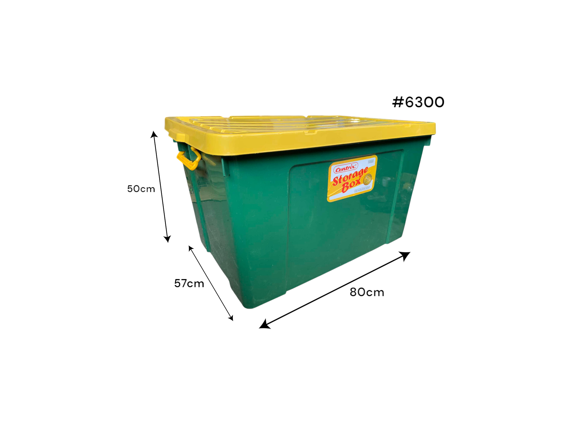 200 liters CENTRIX STORAGE BOX WITH SIDE CLIP LID COVER AND WHEELS/box ...