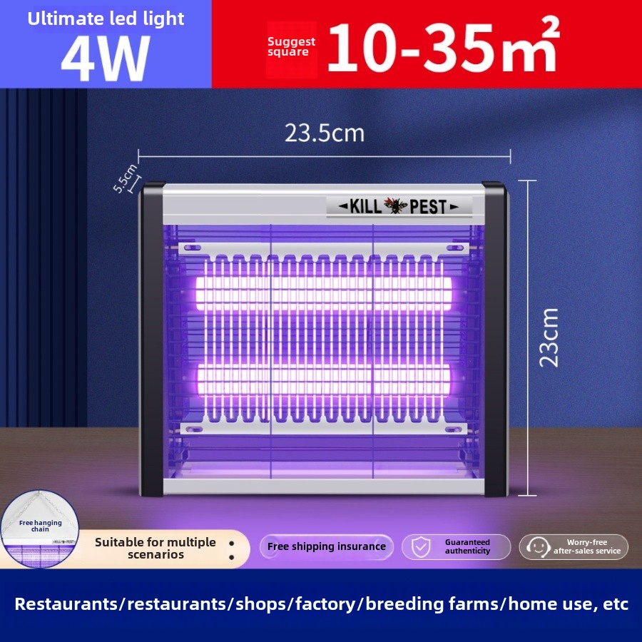 LED mosquito killer ultraviolet lamp induction lamp indoor fly killer ...