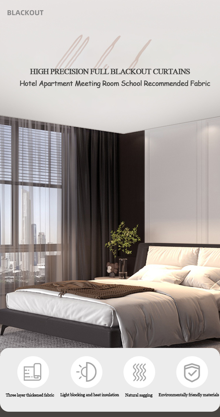 Aesthetic Blackout Curtains Sale for Window Bedroom Living Room Black ...