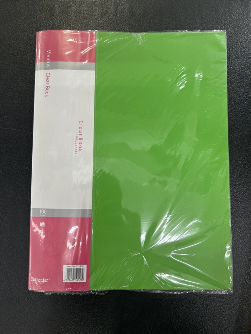 Clear Book A4 and Long - 60 / 80/ 100 pockets- Clearbook - Carpenter ...