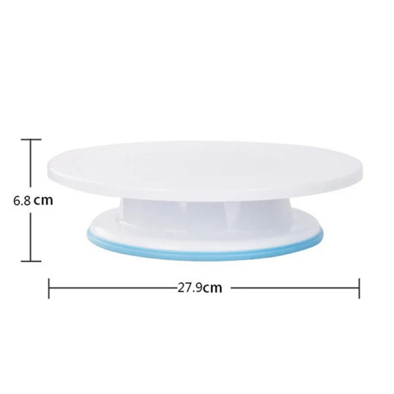 Cake Turntable Rotating Cake Decorating Turntable Anti-skid Round Cake ...