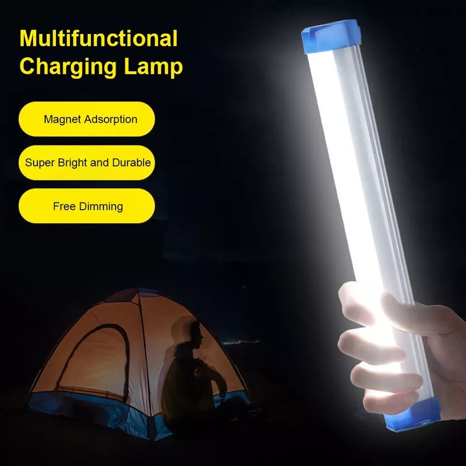 [BUY 1 TAKE 1] Solar Light Tube Emergency Lamp with Panel Rechargeable ...