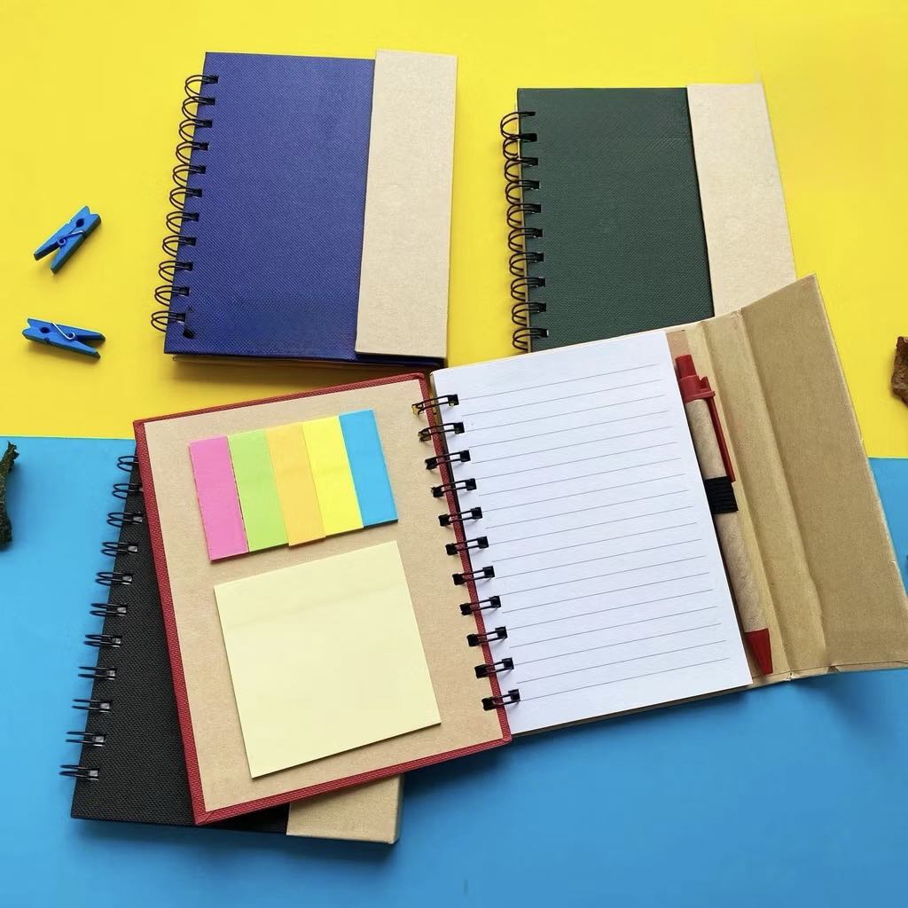 A5 Notebook With Pen Stickynote | Shopee Philippines