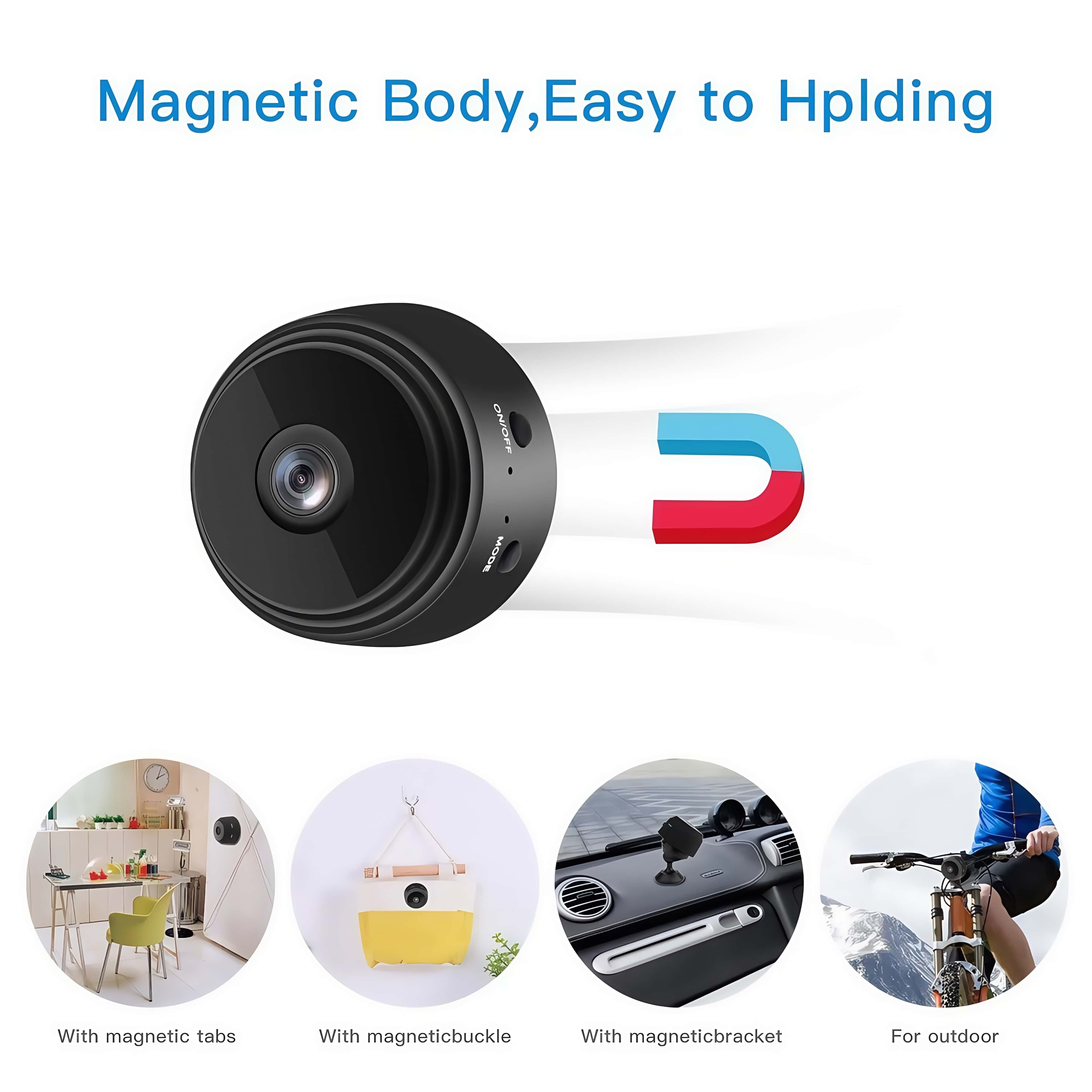 A9 Mini Hd Camera With Wireless Night Vision/Smart Monitor cctv Camera ...