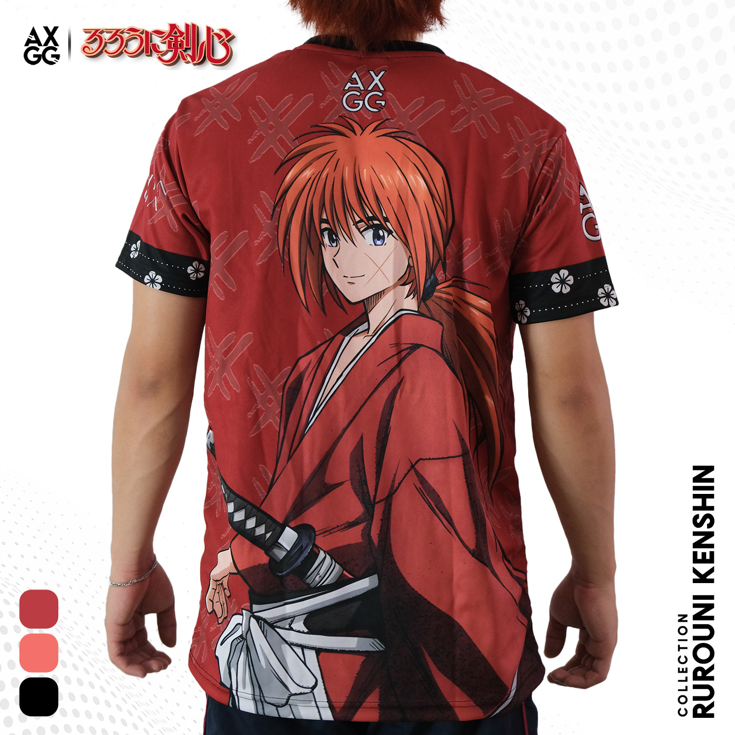 AXGG ' Samurai X / Rurouni Kenshin ' Anime Shirt | Shopee Philippines