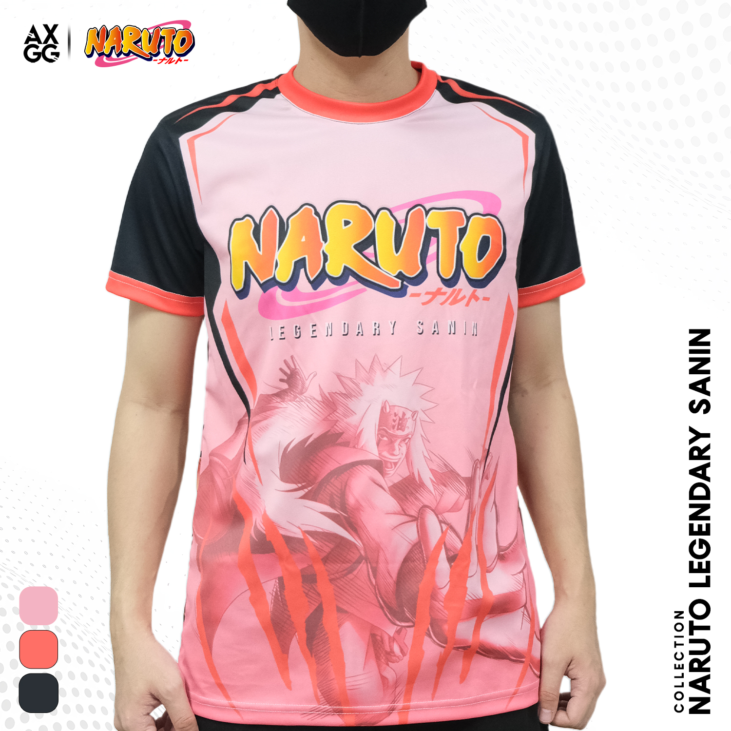 AXGG ' Naruto - Legendary Sannin ' Anime T-shirt | Shopee Philippines