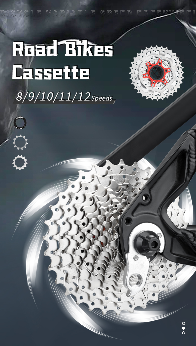 BANBOK Road Bike 8 9 10 11 Speed Cassette Cogs Freewheel 11-23T/25T/28T ...