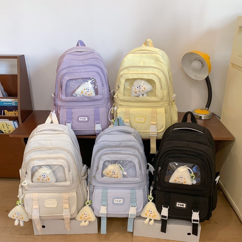 2025 New Korean Fashion Student Backpack Girls Simple Large Capacity ...