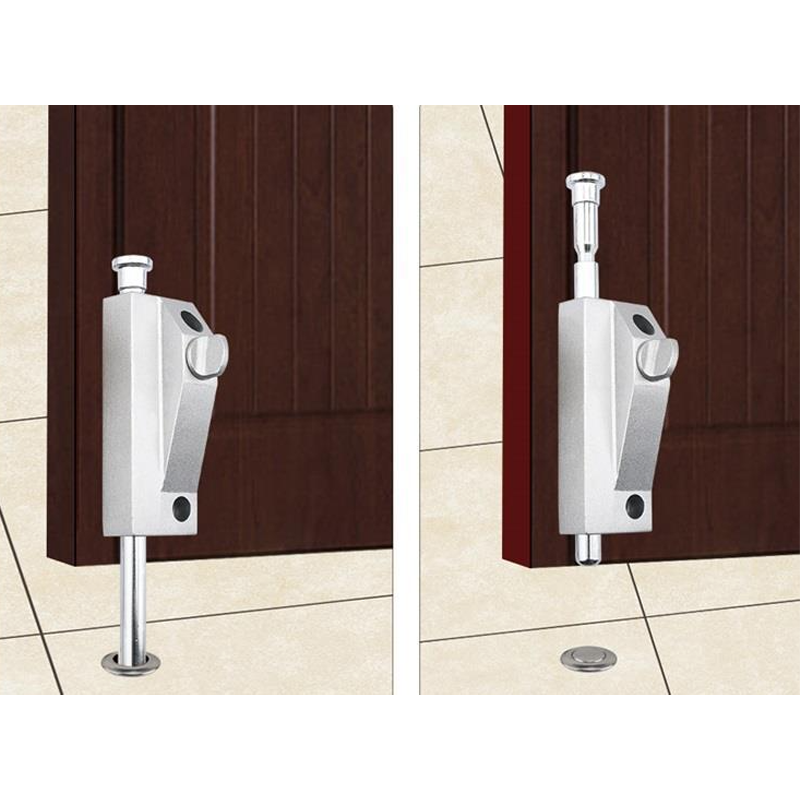 Heavy Duty Floor Mortise Lock Wooden Door Floor Lock Aluminum Alloy ...