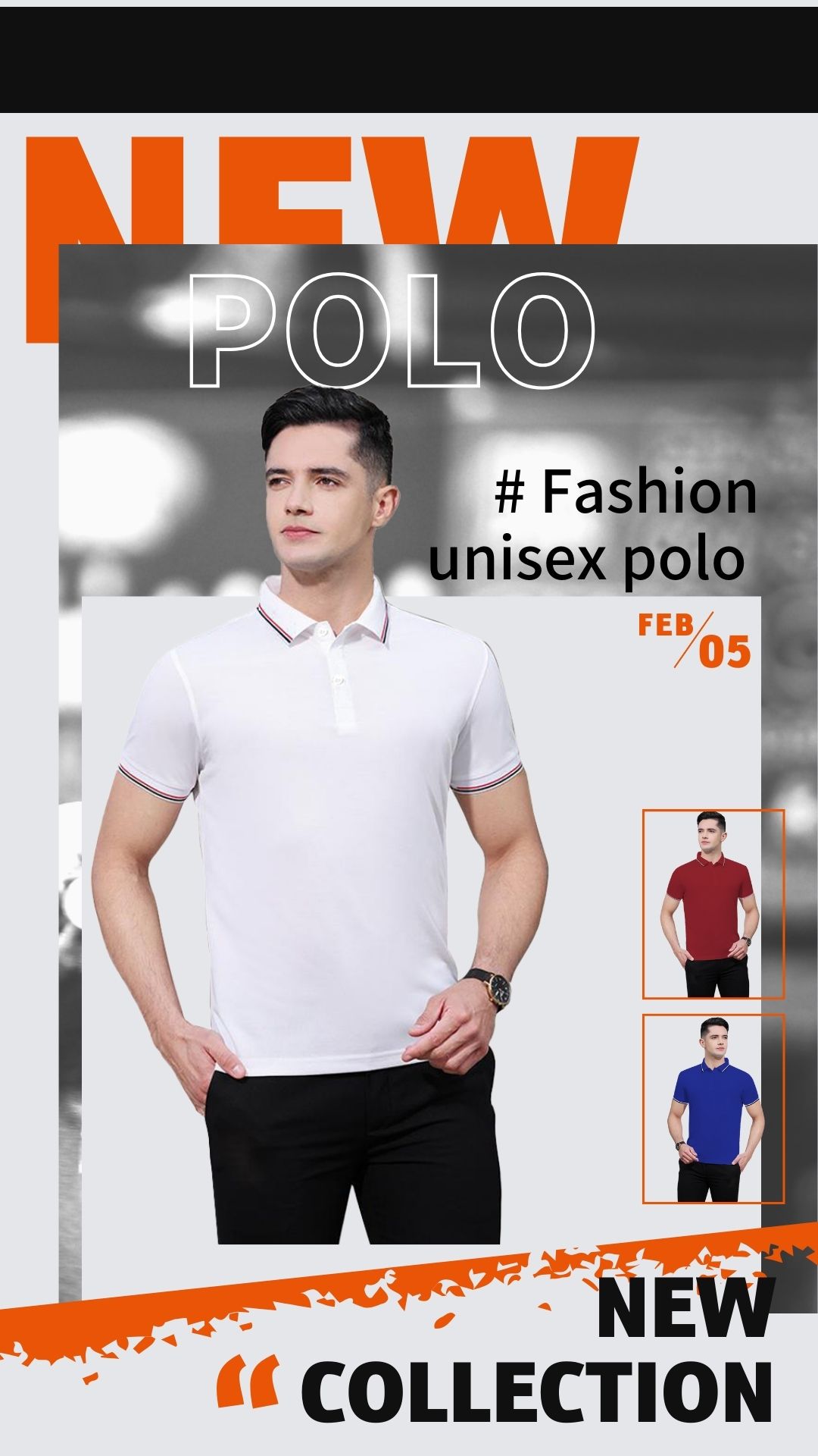 POLO multiple color striped polo shirts occasion business men's golf ...