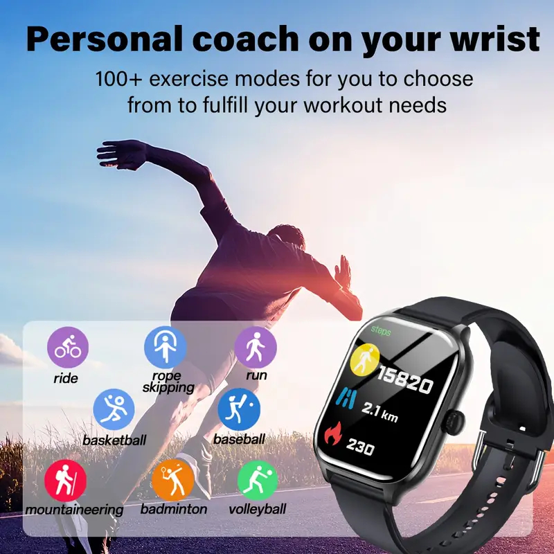 JMT H9 PRO Smart watch for Men Women Sports Watch 2.01 inch /Dial Calls ...