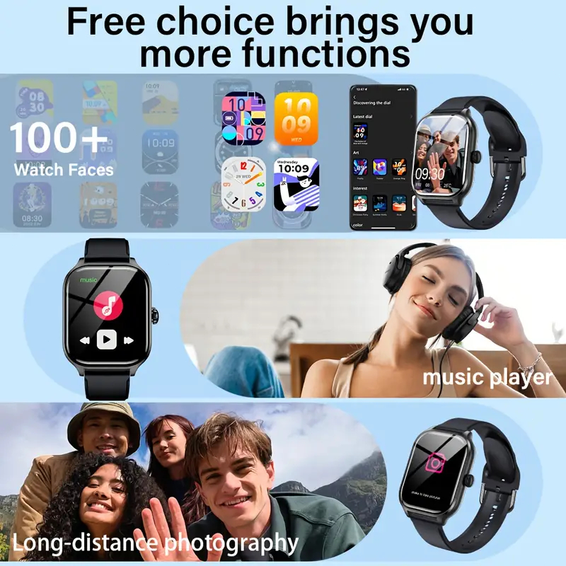 H9 Smart Watch Bluetooth Edition | 2.01"Screen | Health Monitor/Dial ...