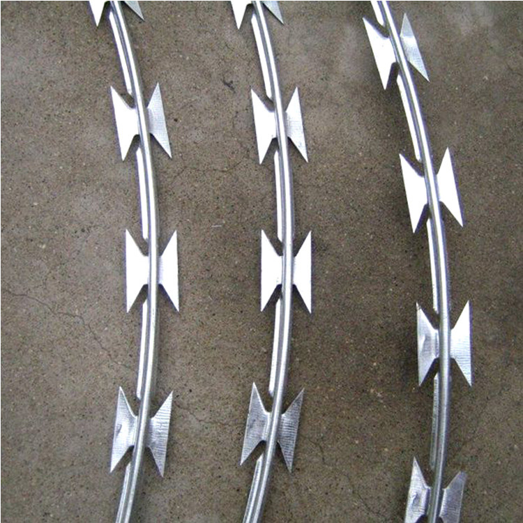 (COD)Barbed Razor Wire Roll 20 Meters 32ft Combat Military Wire Spiral ...