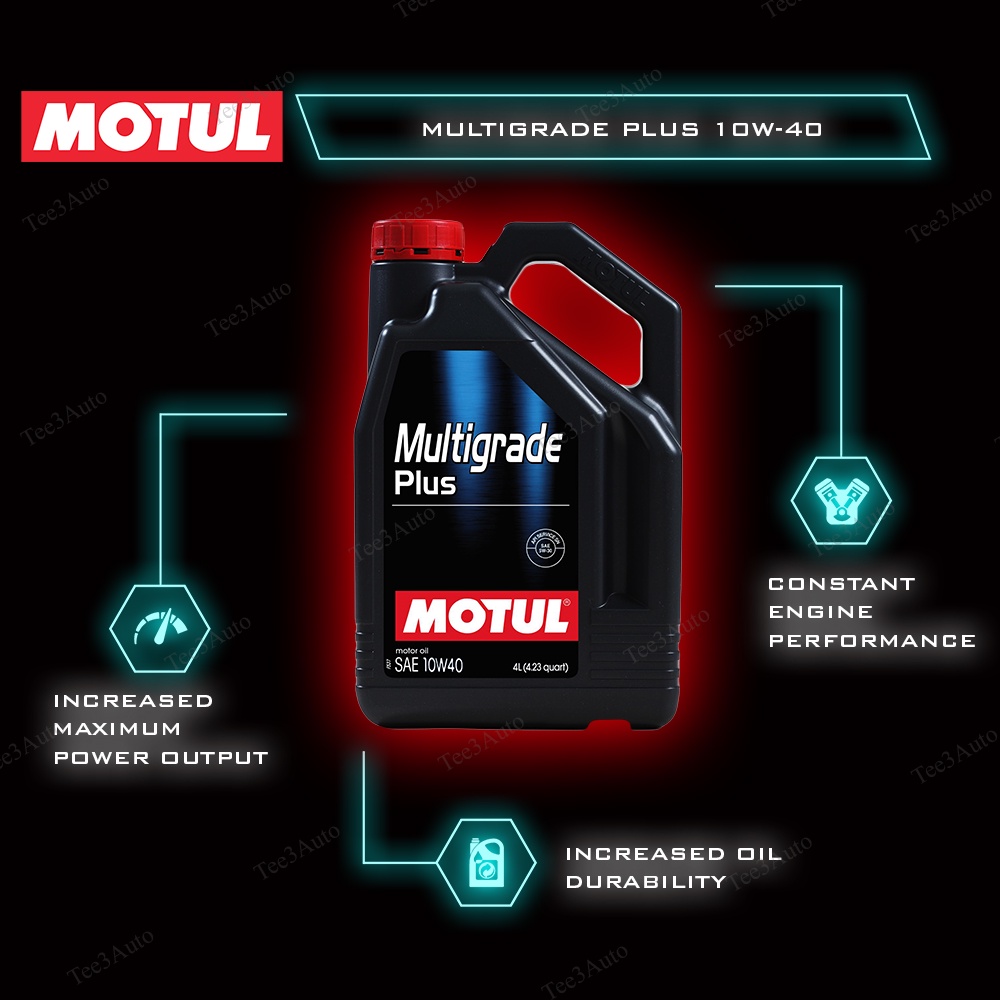 MOTUL Multigrade Plus 10w40 | 4lLiters ( Galon) | C-415 Mitsubishi ...