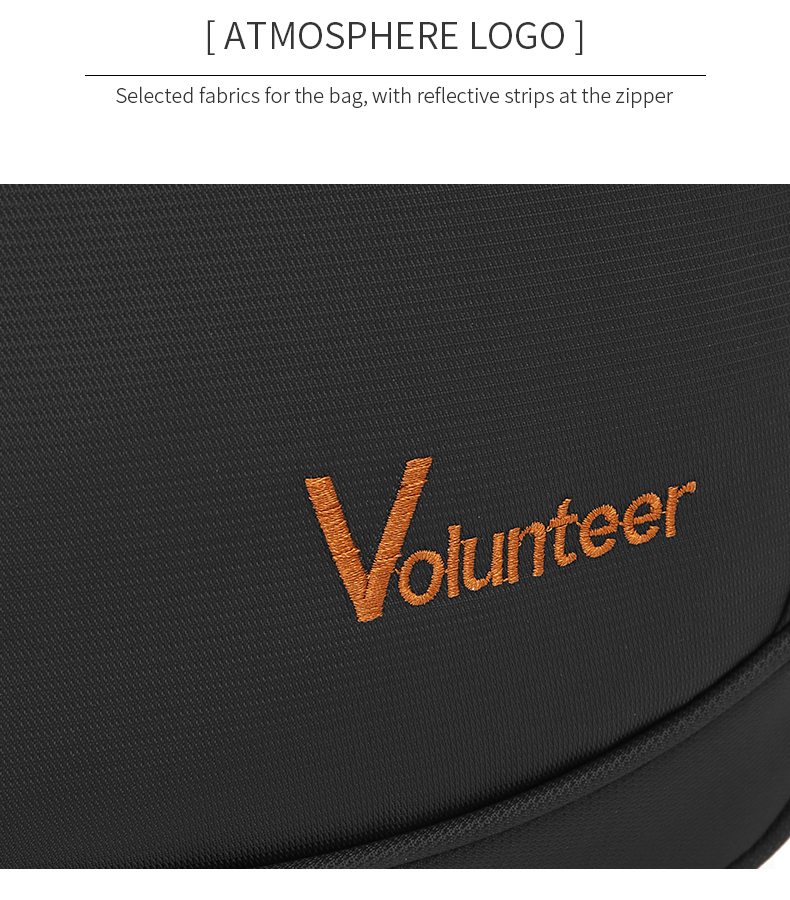 VOLUNTEER Waterproof Laptop Backpack Bag For Men Business Travel Anti ...